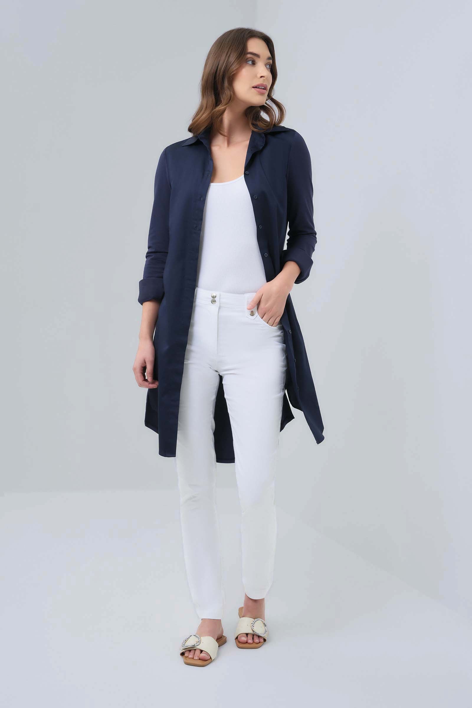 Lainey Button Down Dress – Anatomie