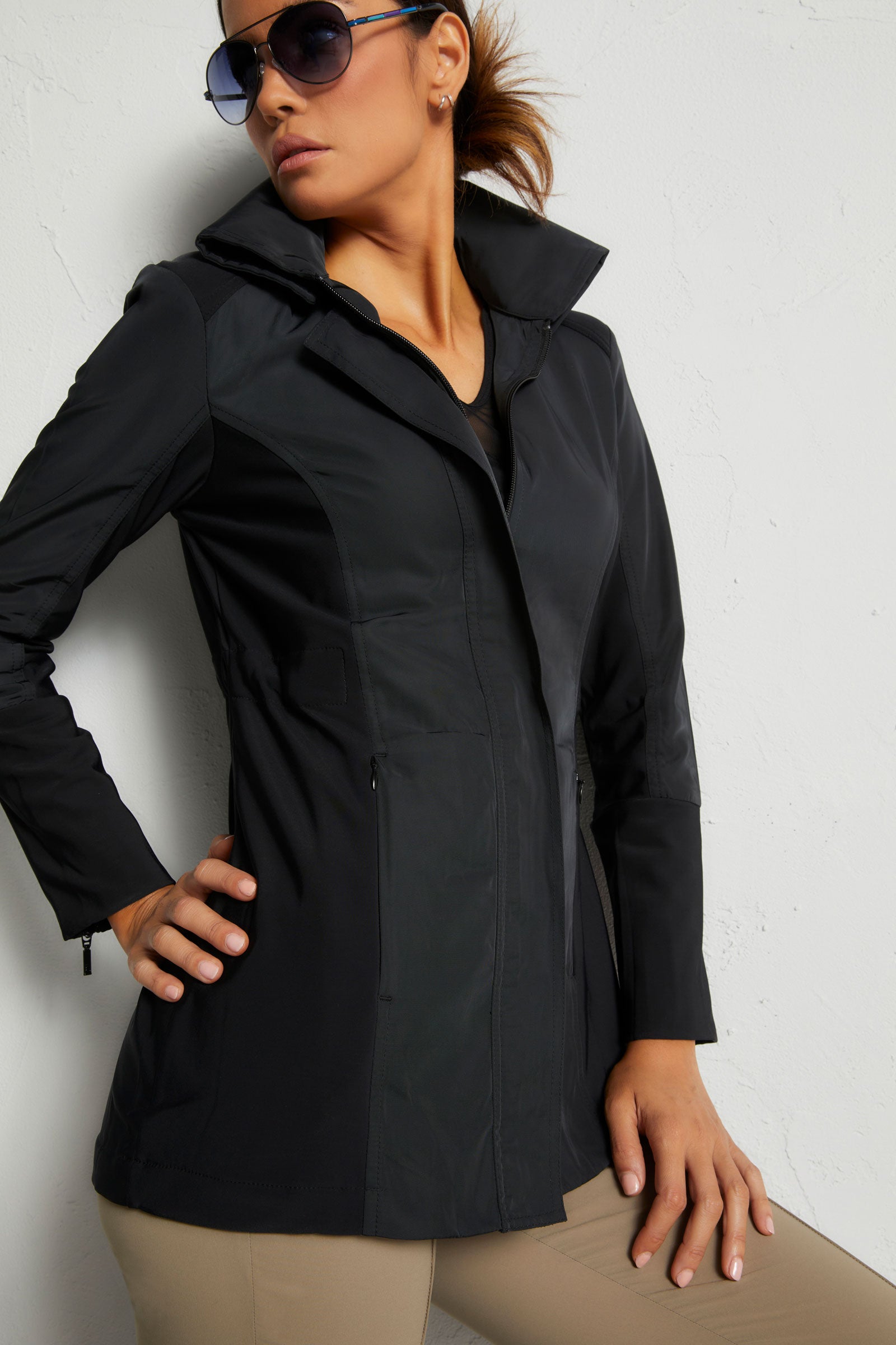Brushed Fleece Slimming Jacket | Anatomie